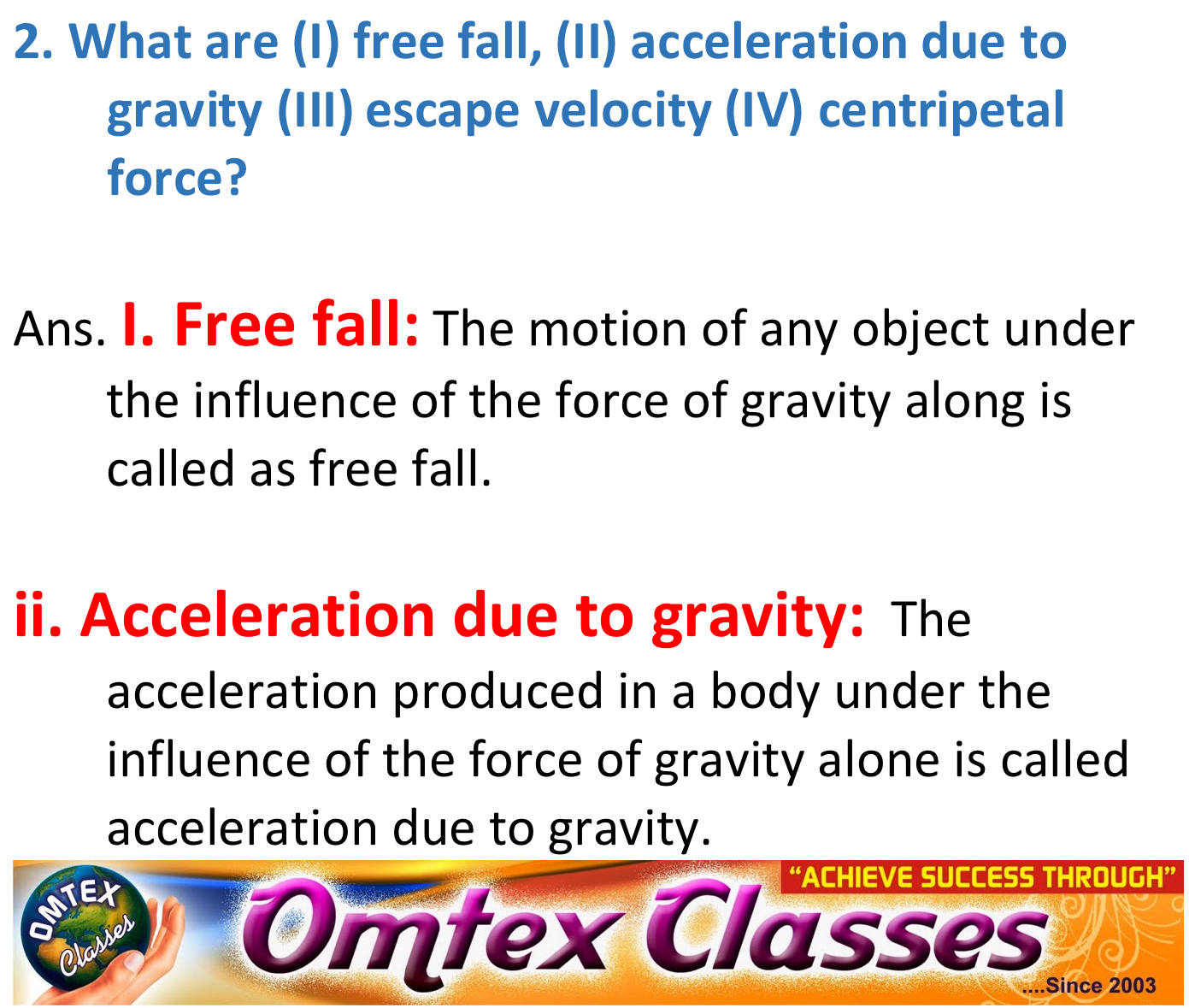 Free Fall Acceleration Due To Gravity | Morgandeathedelirium
