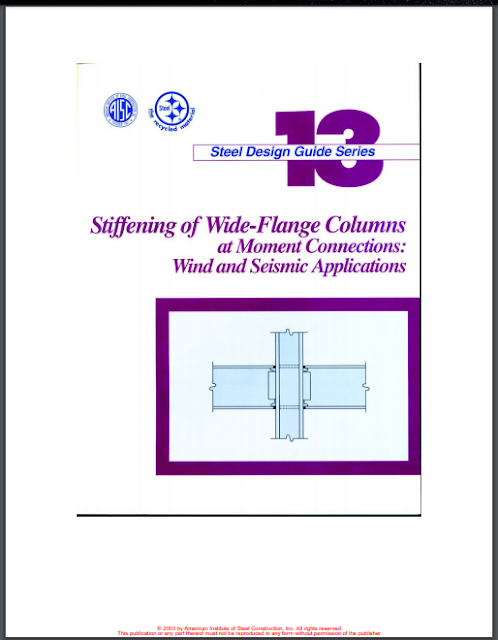 AISC Design Guide 13 - Stiffening Of Wide-Flange Column At Moment ...