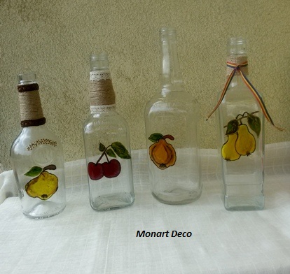 Arta de a fi creativ: sticle tuica pentru diferite tipuri de fructe ...