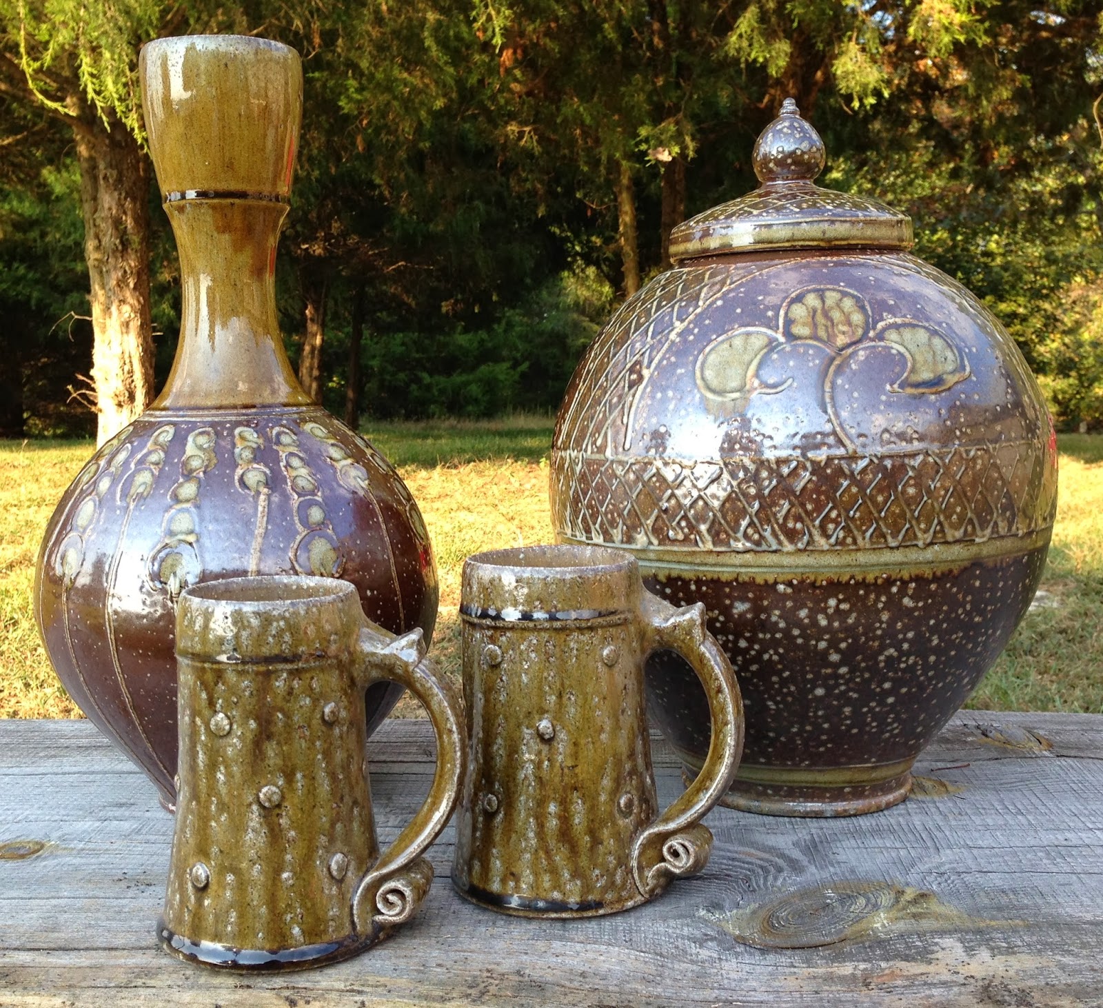 Daniel Johnston Pottery: KILN OPENING