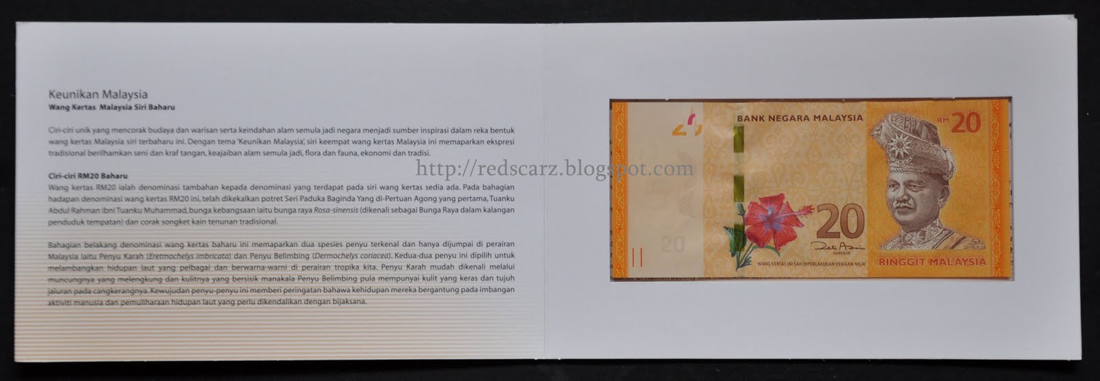 DAUS REDSCARZ: Wang kertas RM20 telah kembali