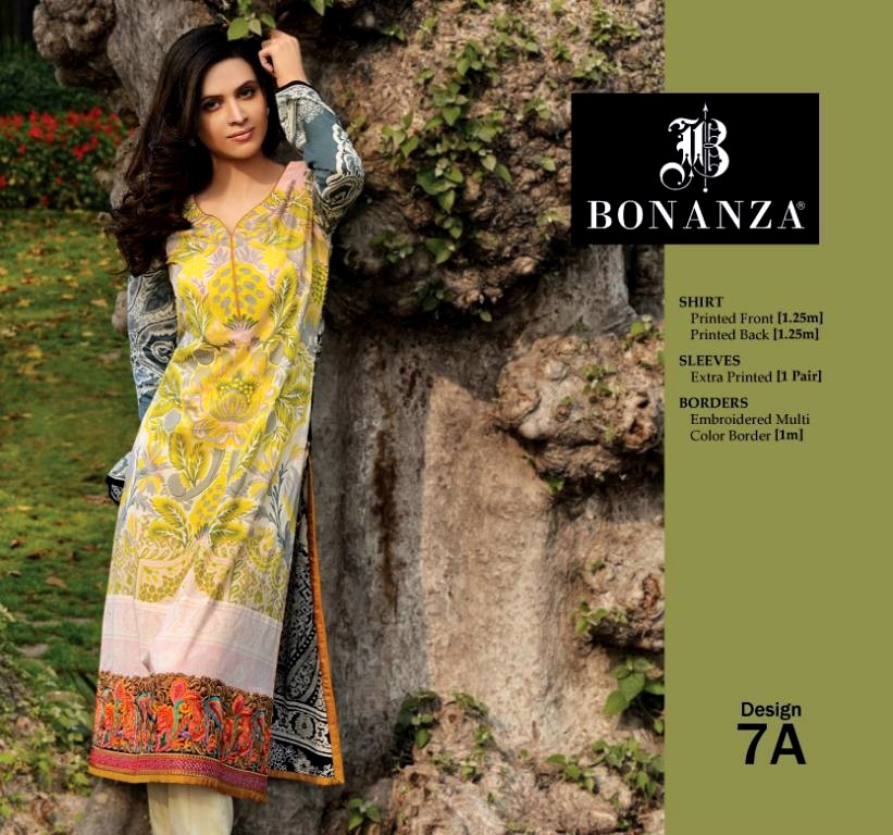 Bonanza Spring Summer Lawn Collection 2013 | Printed Summer Lawn By ...