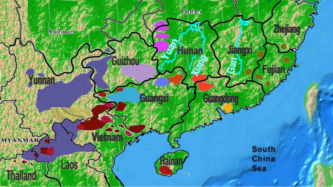 Hmong People Map