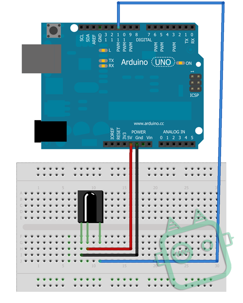 Arduino Kendalikan Arduino Dengan Remote Tv Dan Irsensor Tsop