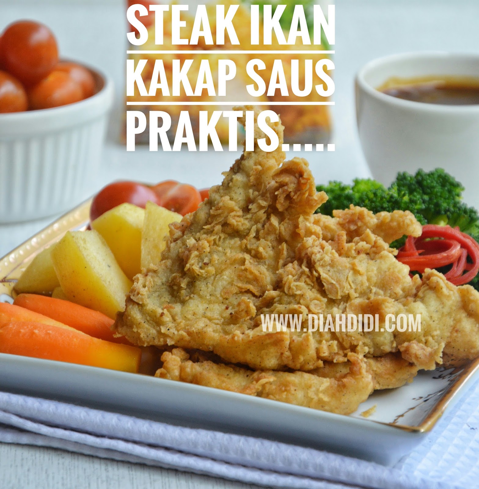 Diah Didi's Kitchen: Steak Ikan Kakap Krispi