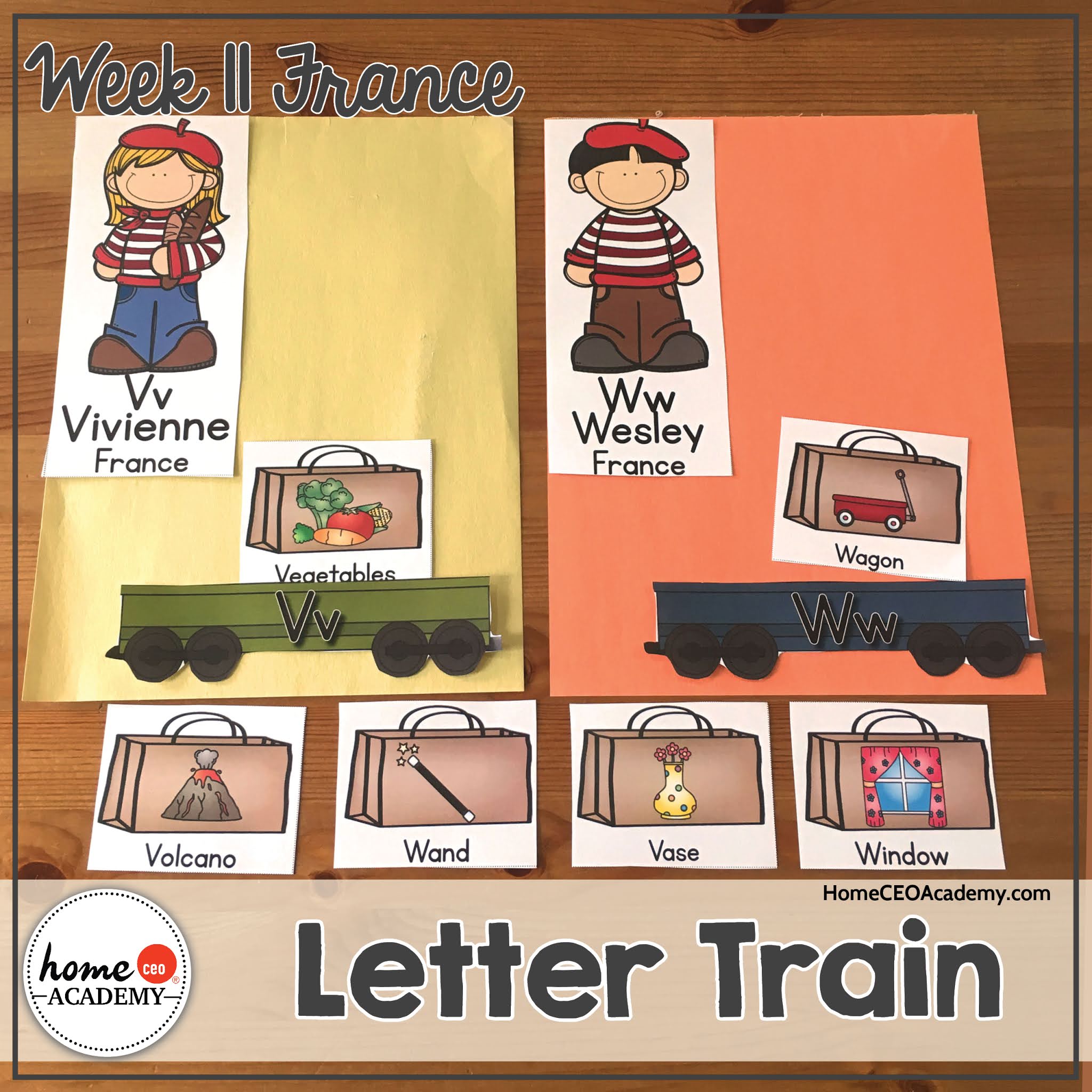 Preschool Countries: France Theme by Home CEO Academy