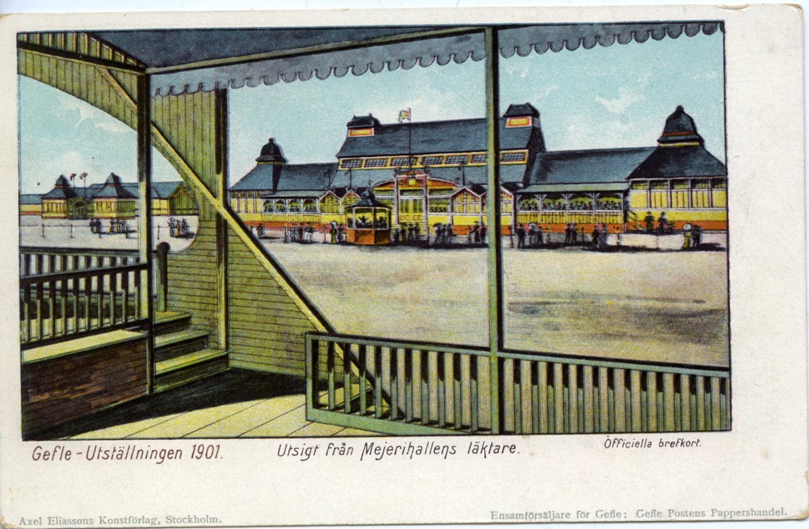 Axel Eliassons Konstf rlag Postcards 1901 Gefle Utstl llningen Axel Eliassons Konstf rlag Postcards 1901 Gefle Utstl llningen