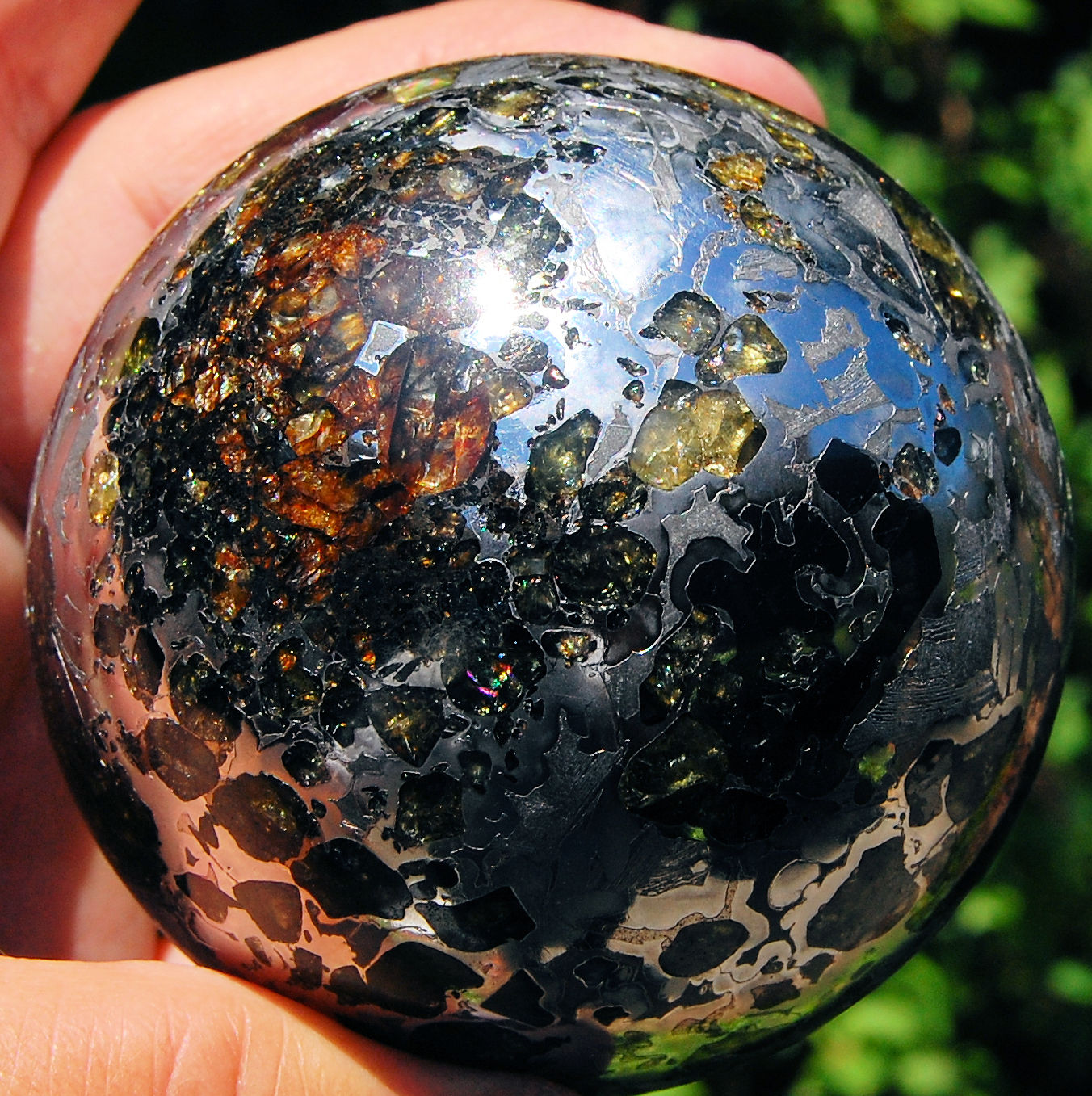 SparkleTrain: SPHEREFACTOR: Incredible Rare SEYMCHAN PALLASITE OLIVINE ...