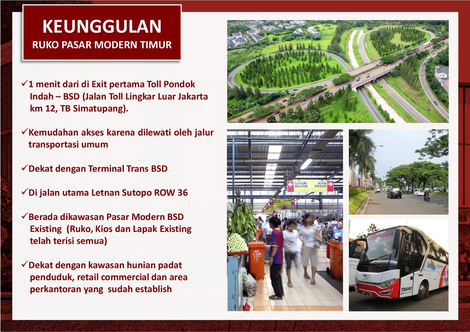 Ruko Pasar Modern Timur BSD City - Analis Properti