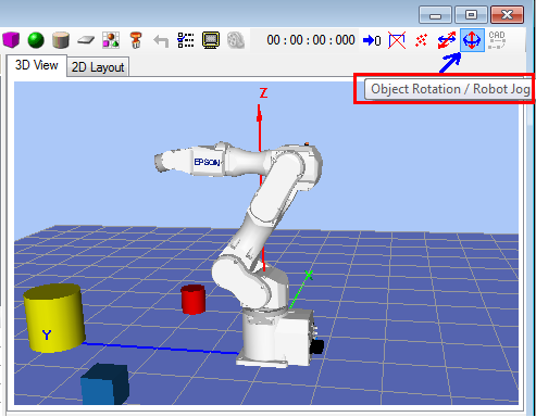 Jog The EPSON Robot (On Robot Simulator Environment) | Robotics University