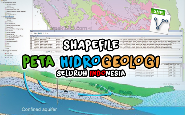 SHP Peta Hidrogeologi Seluruh Indonesia Format Shapefile - Lapak GIS