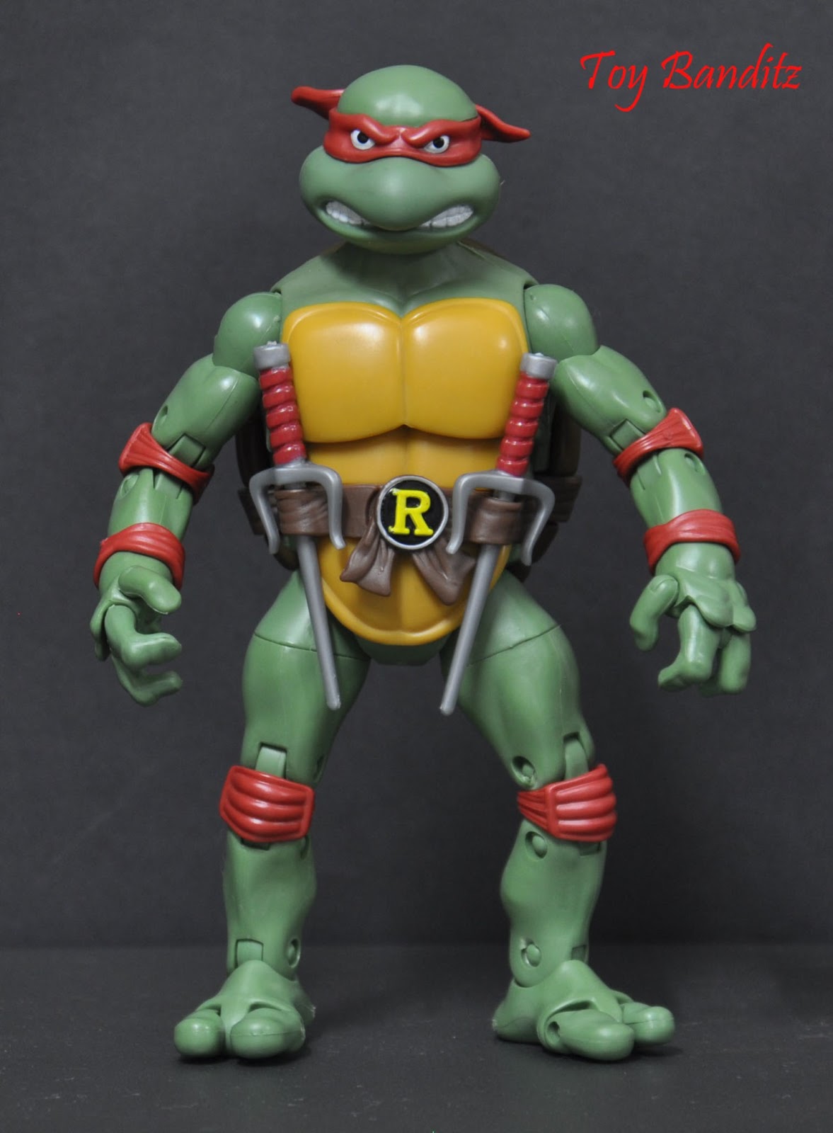 toy banditz: TEENAGE MUTANT NINJA TURTLES CLASSIC RAPHAEL BY PLAYMATES TOYS