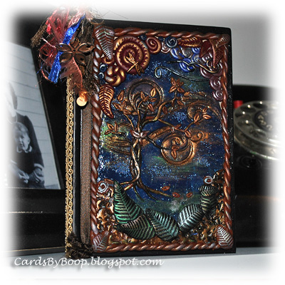 Cards by Malin aka Boop: Polymer Book Cover