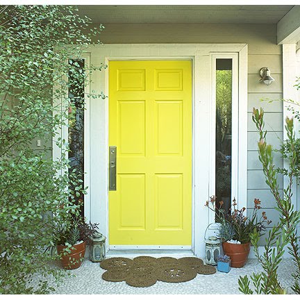The Yellow Door: Ode to yellow..
