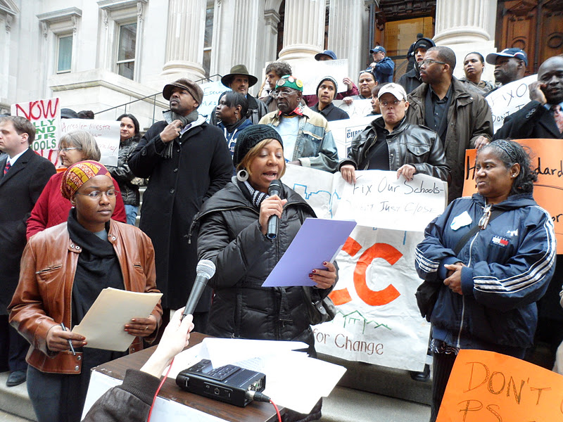 Advocates for Change: PS 181 Save Our School rally Tweed Courthouse 11 ...