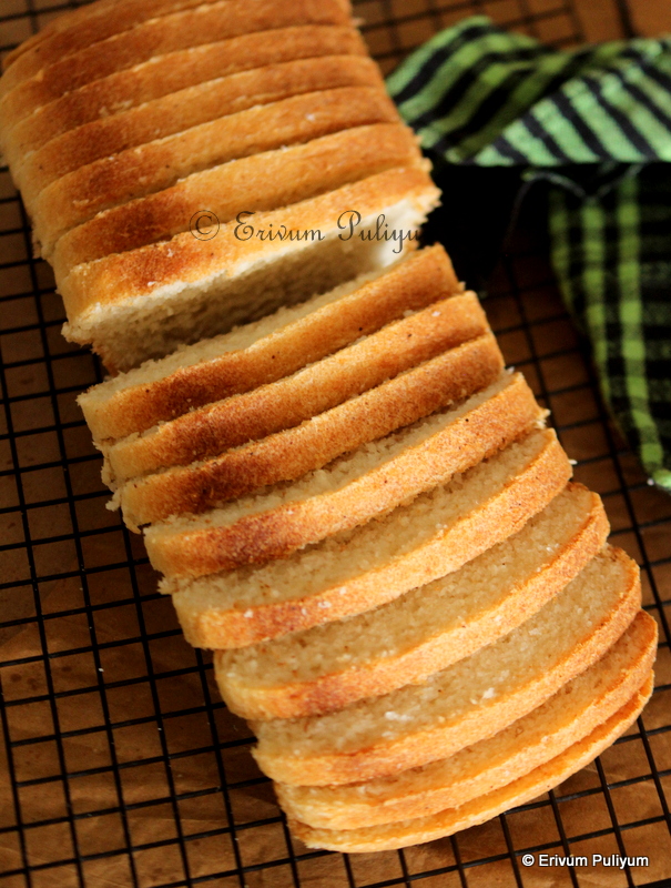 Erivum Puliyum: Suji Bread | Rava Bread (Step by Step Pics)