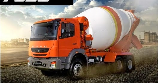 Mitsubishi New Fuso Tronton FJ 2528 Mixer 280 PS 6x4 10 ban (Molen ...