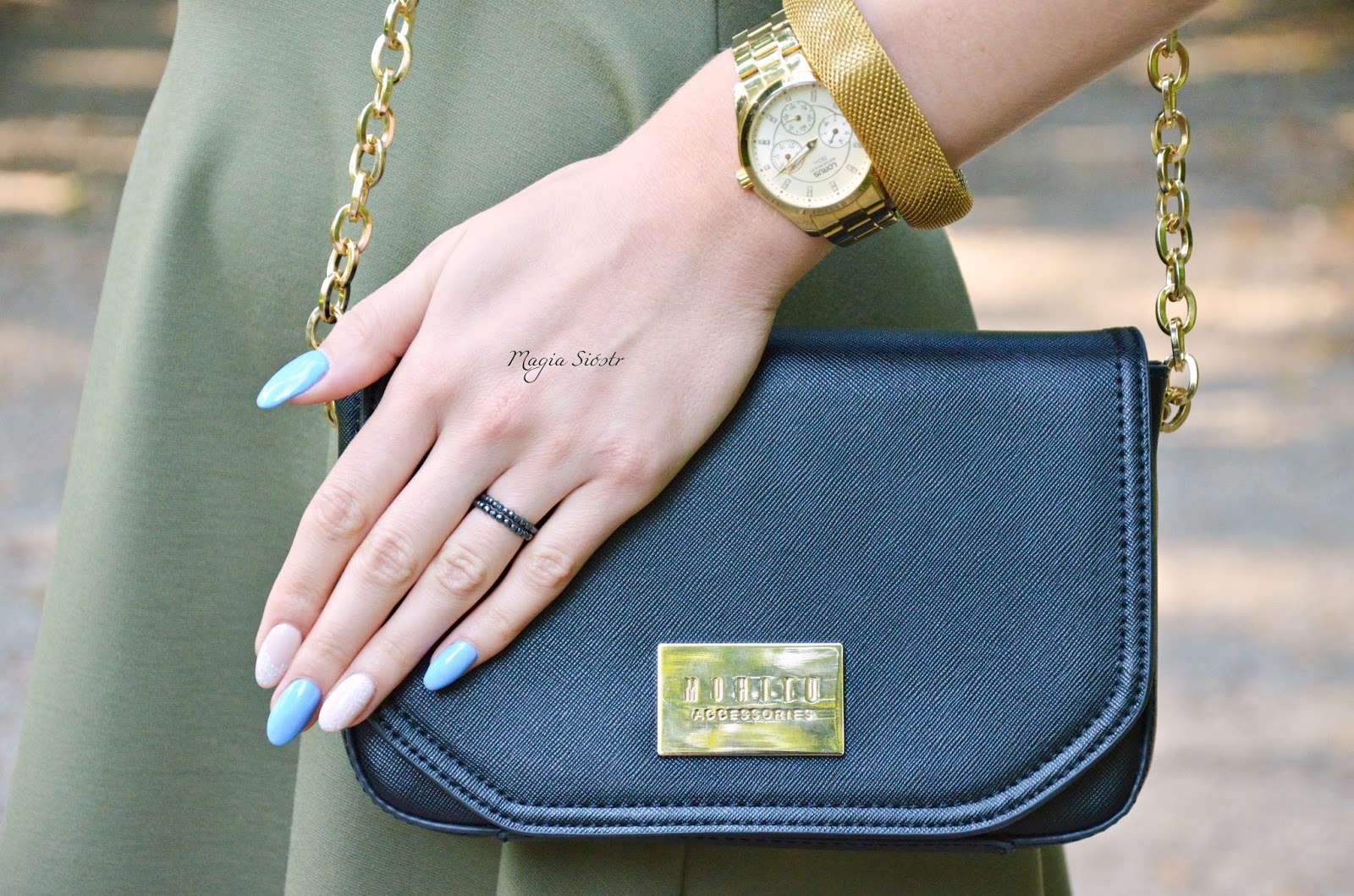 Jesienna sukienka w kolorze khaki - Magia Sióstr blog modowy: moda ...