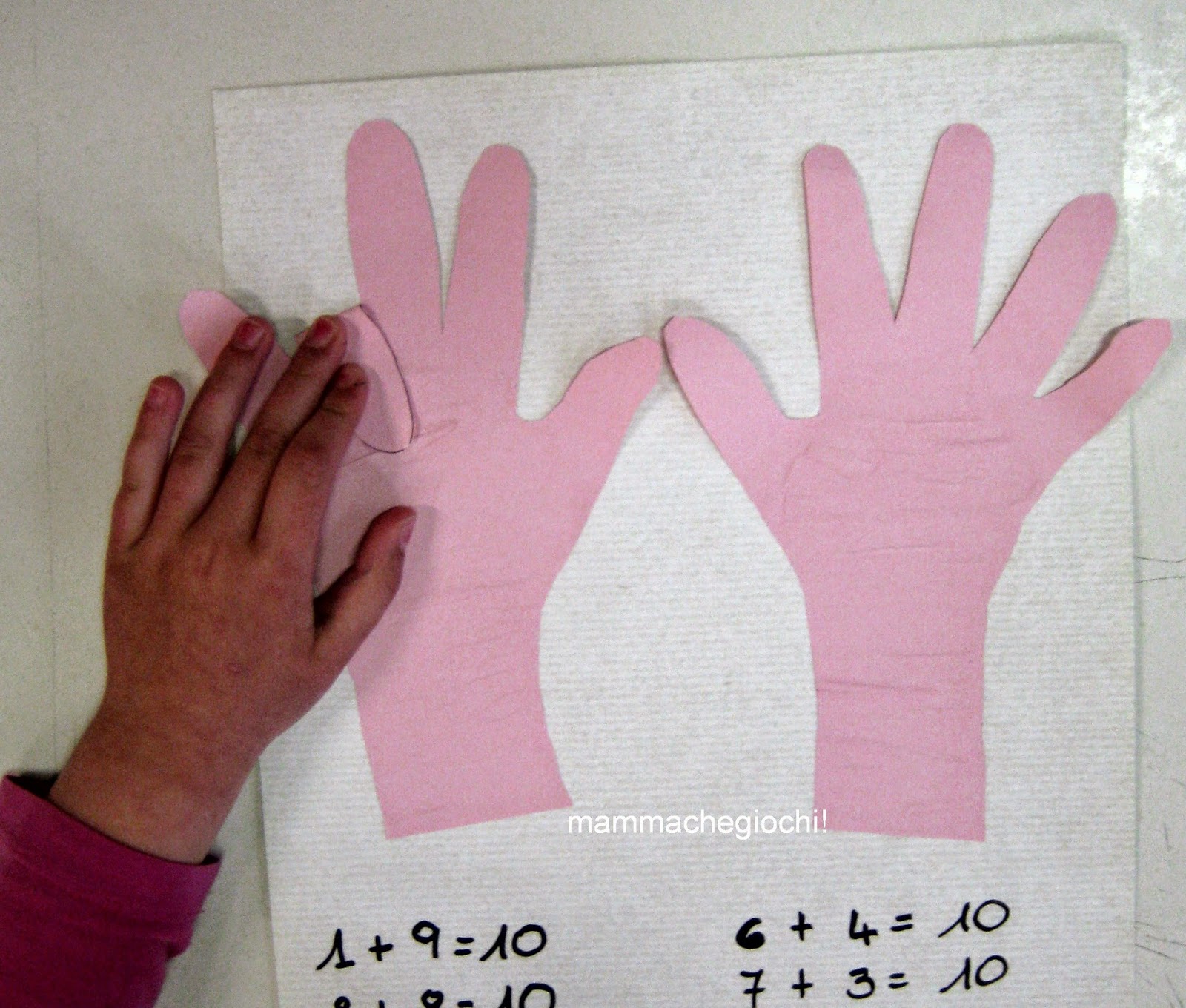 mamma che giochi!: Contare con le dita