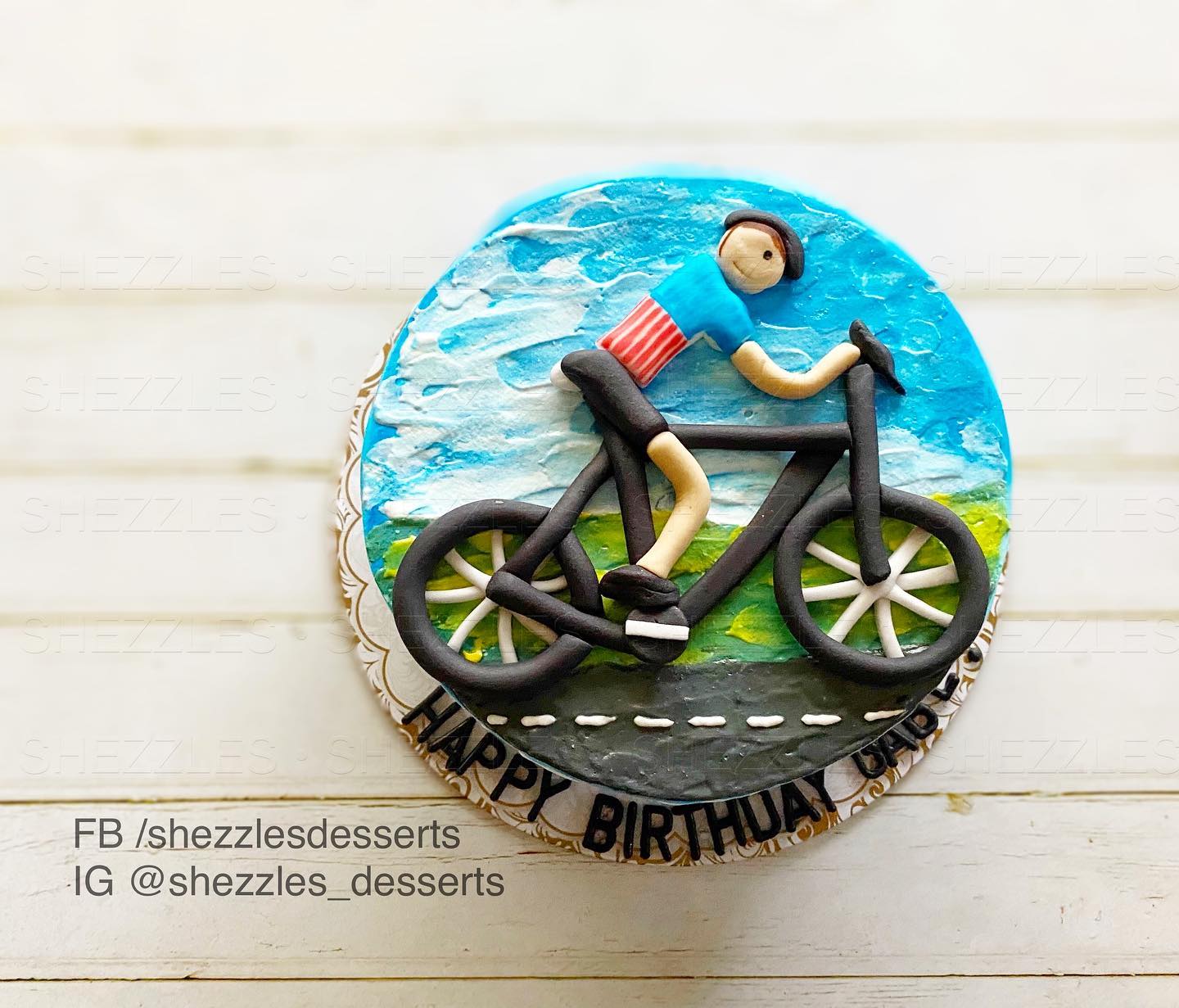 SHEZZLES | Cakes and Pastries: Cyclist Theme Cake