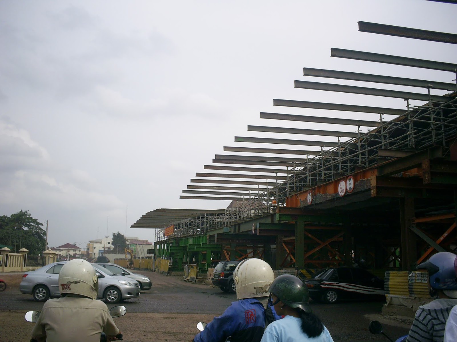 Palembang Dalam Sketsa: Progres Pembangunan Fly Over 23 Feb 2008