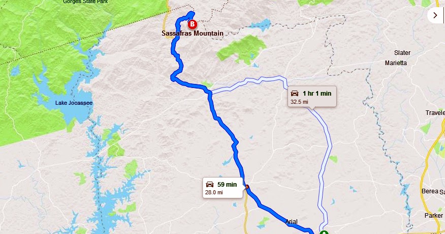 Bucky's Ride: First Glimpse of New Sassafras Mountain Observation ...