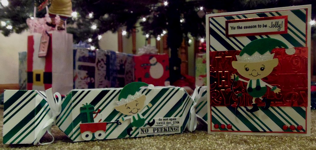 Craft with Bee: Elf Gift Box & Card