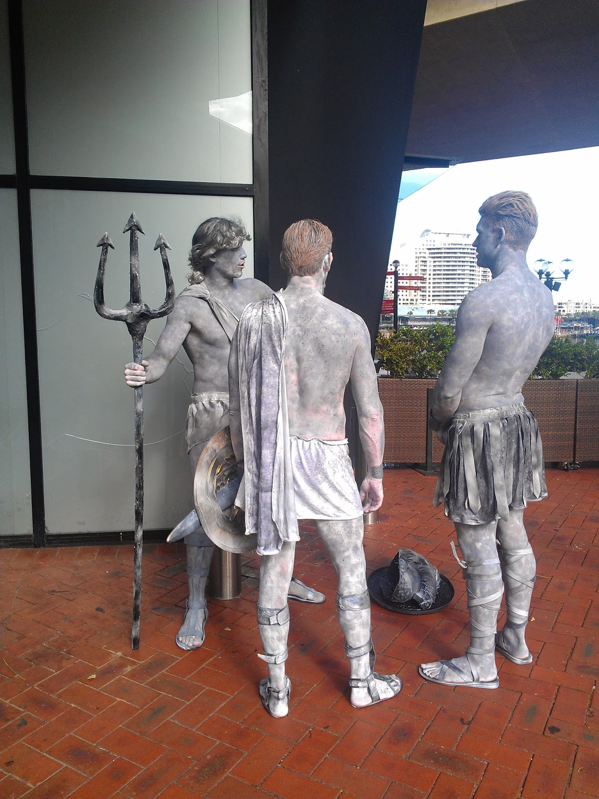 Bodypainter Sydney: Movie Mythology Marble Living Statues