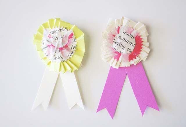 stellaire: paper medallions diy