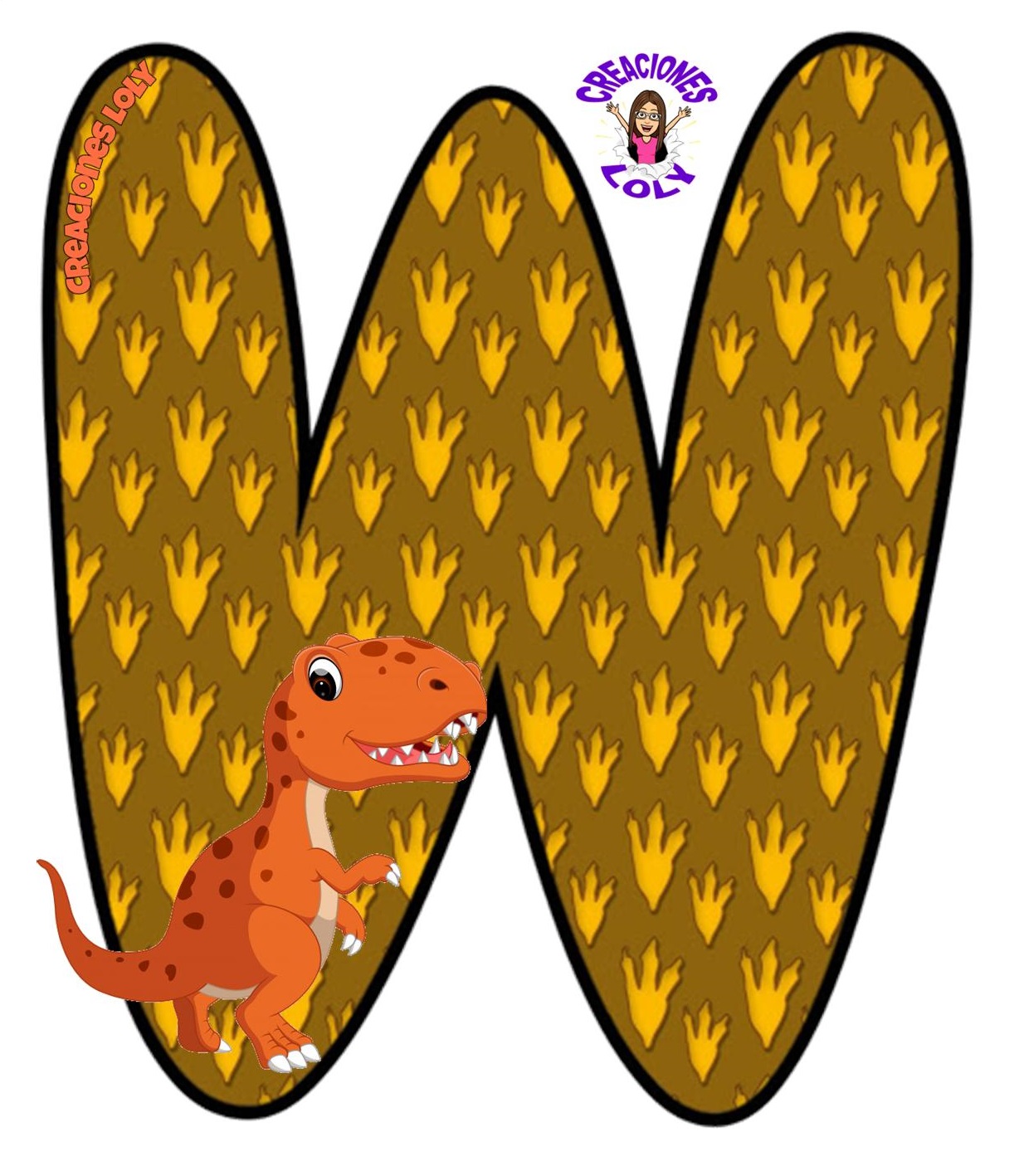 Creaciones Loly: Abecedario Dinosaurio