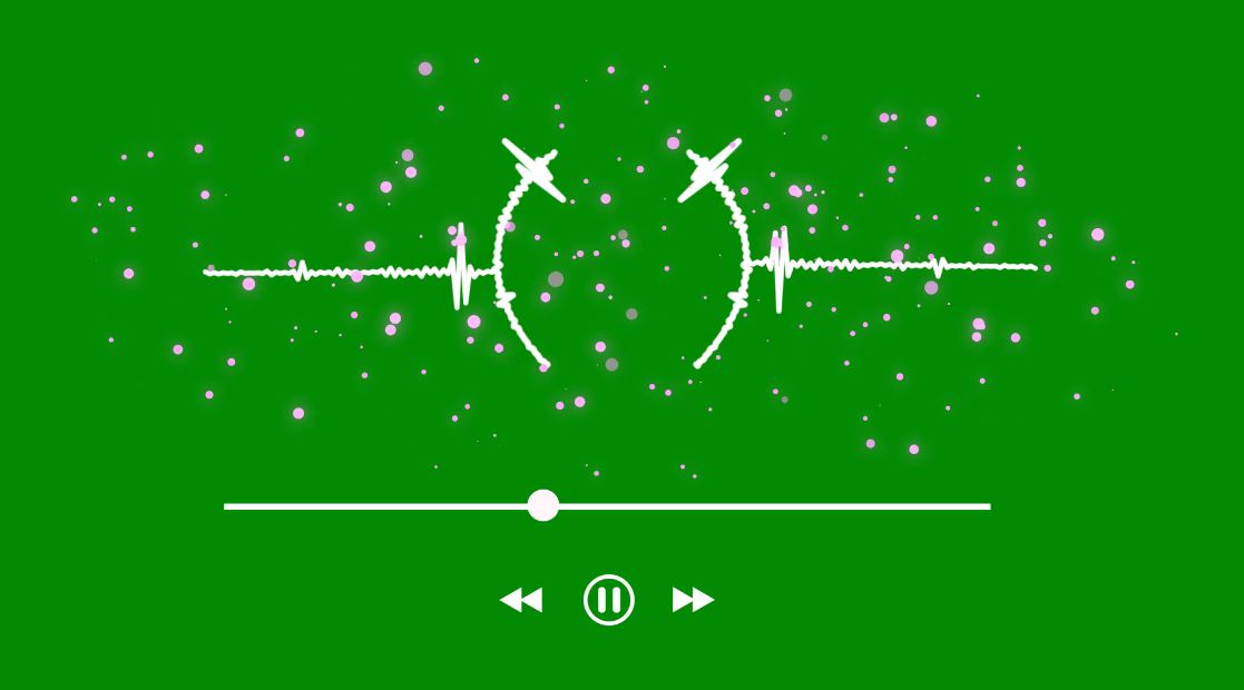 Top green screen particles music player audio spectrum free video ...