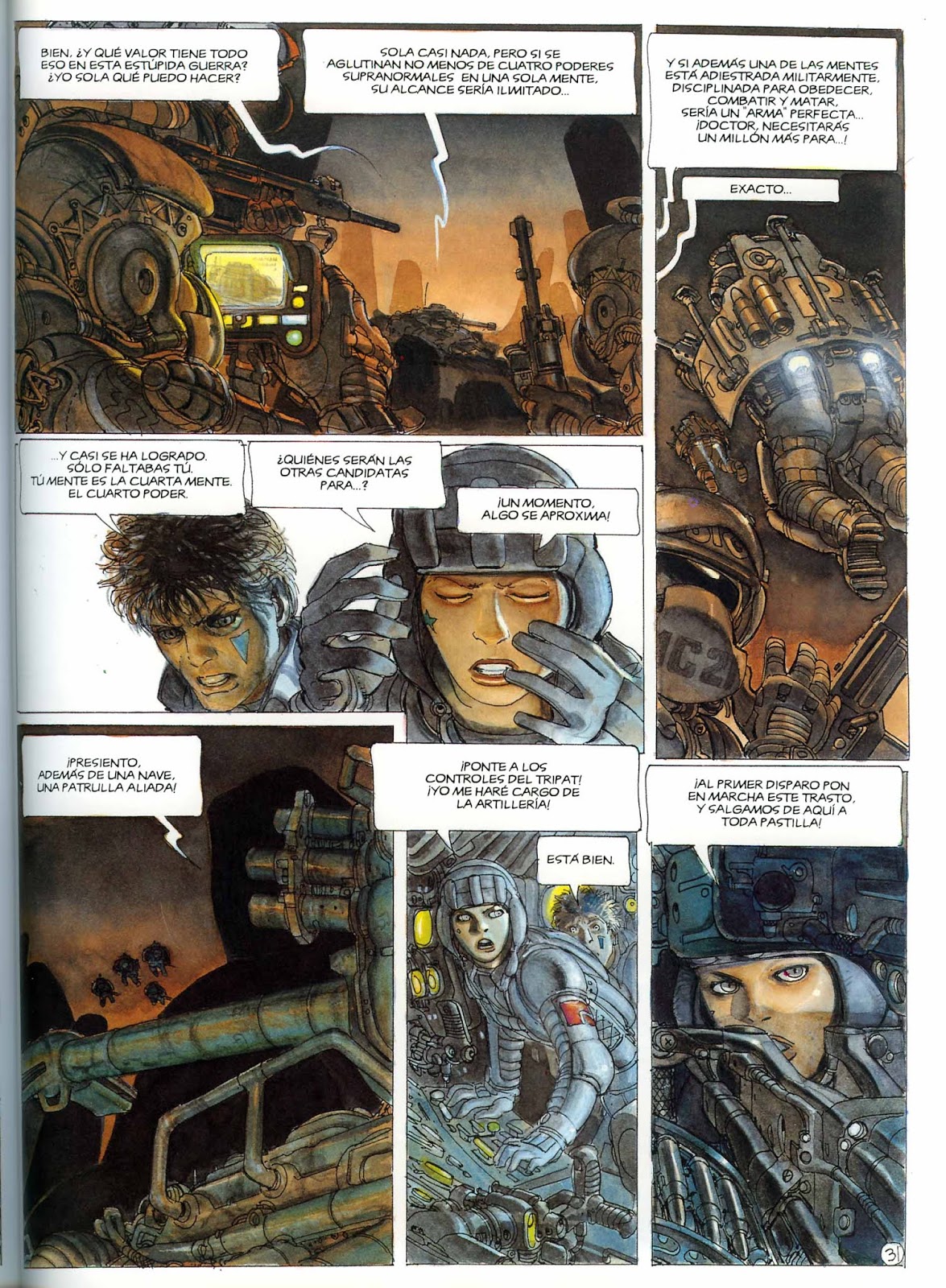 Los comics de Machete: El Cuarto Poder - Homenaje a Juan Giménez