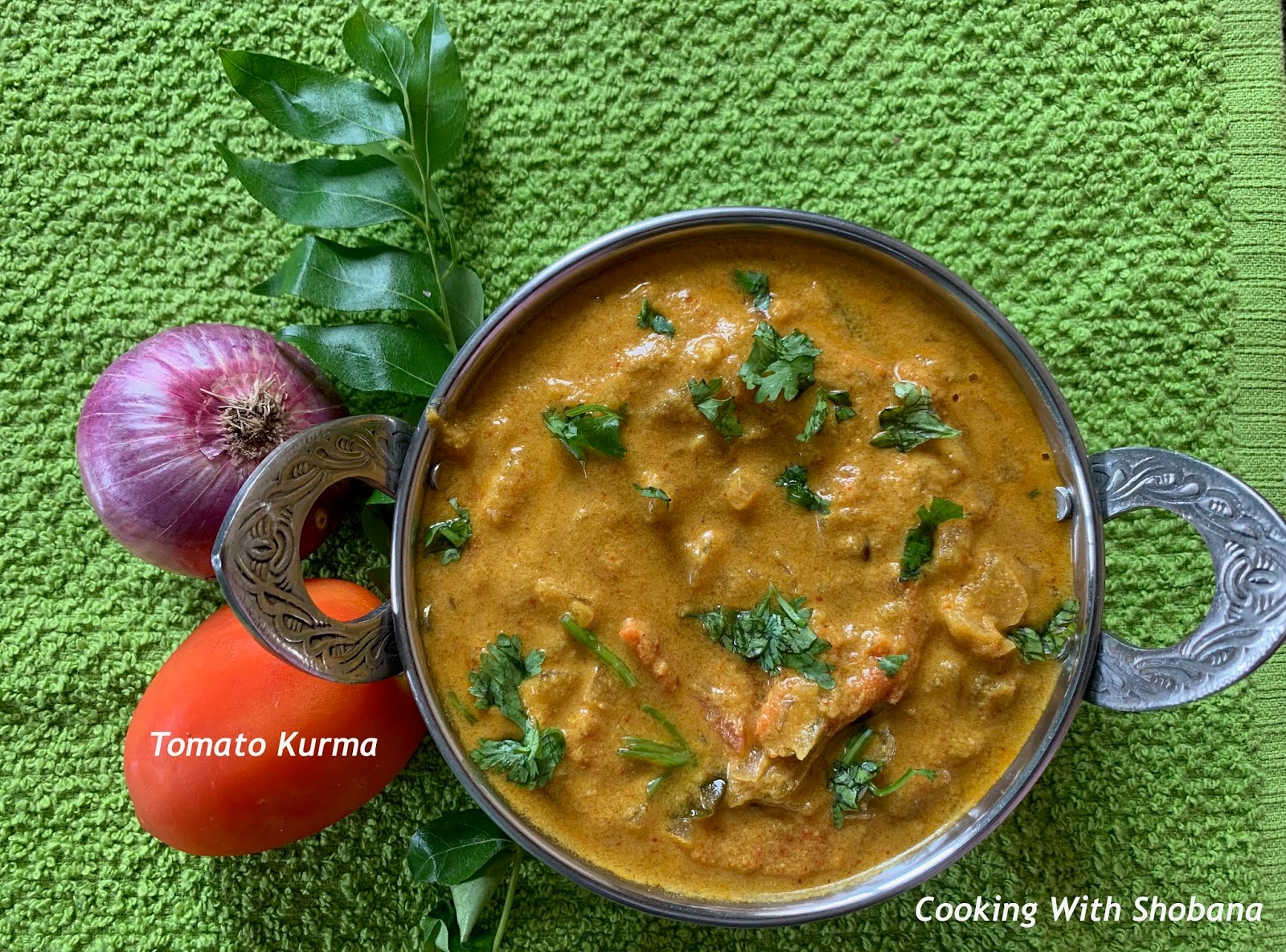 Cooking With Shobana : TOMATO KURMA