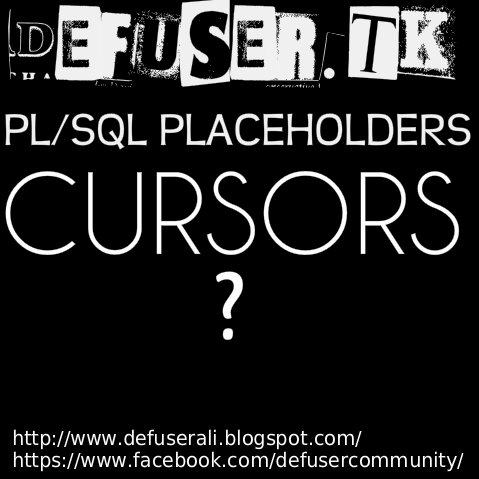 WHAT ARE CURSORS IN PL/SQL ? | DeFuser.Tk Blog