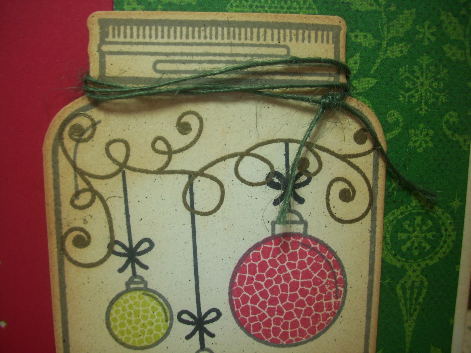Robin's Creative Cottage: Holly Jolly Christmas Jar