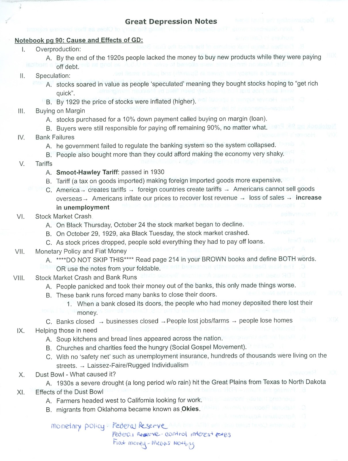 Mr. E's U.S. History and Black History Page: Unit 8 - The Great ...