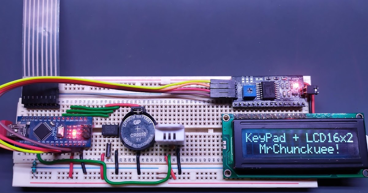 Arduino Nano: Menú básico con teclado matricial 4x4 y LCD16x2