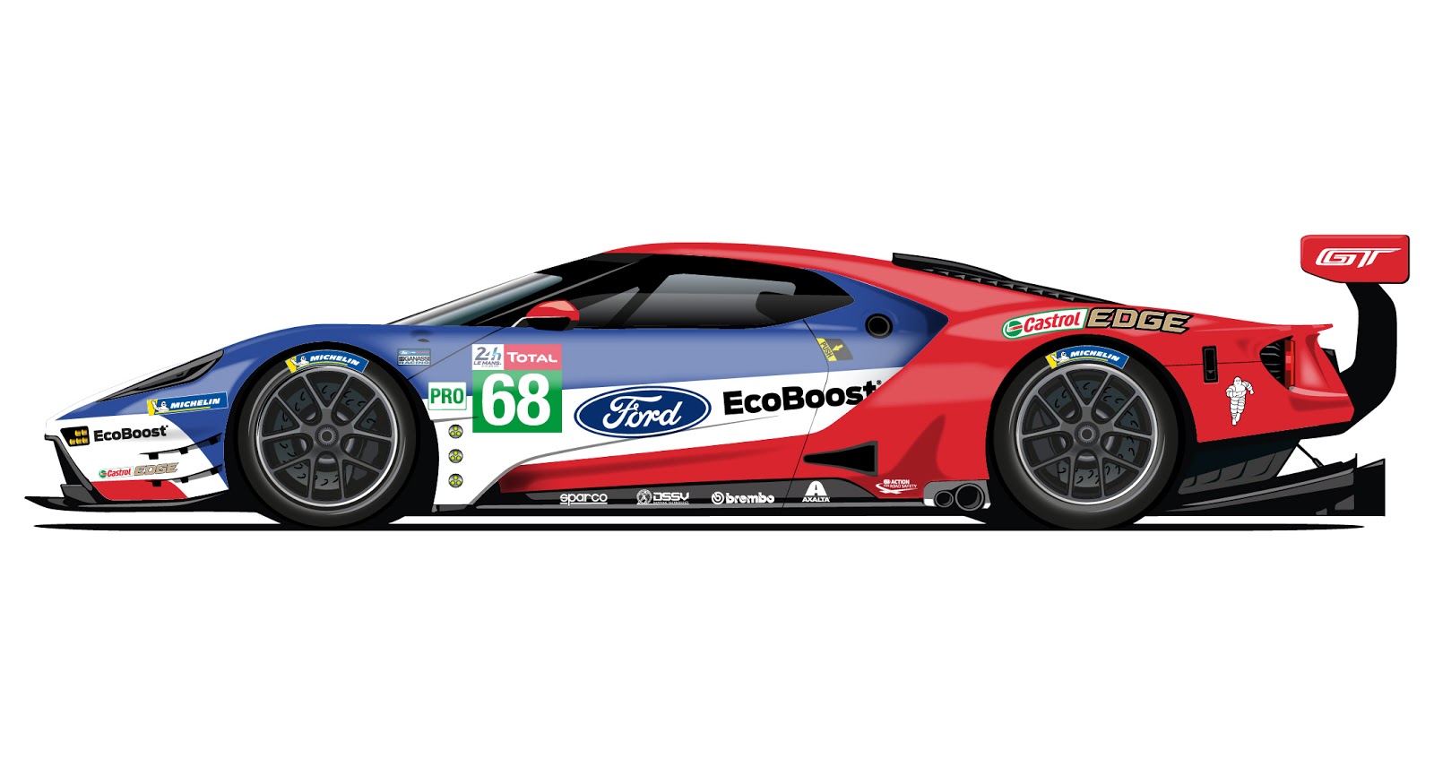 Ford Pays Homage to Le Mans with Celebration Liveries