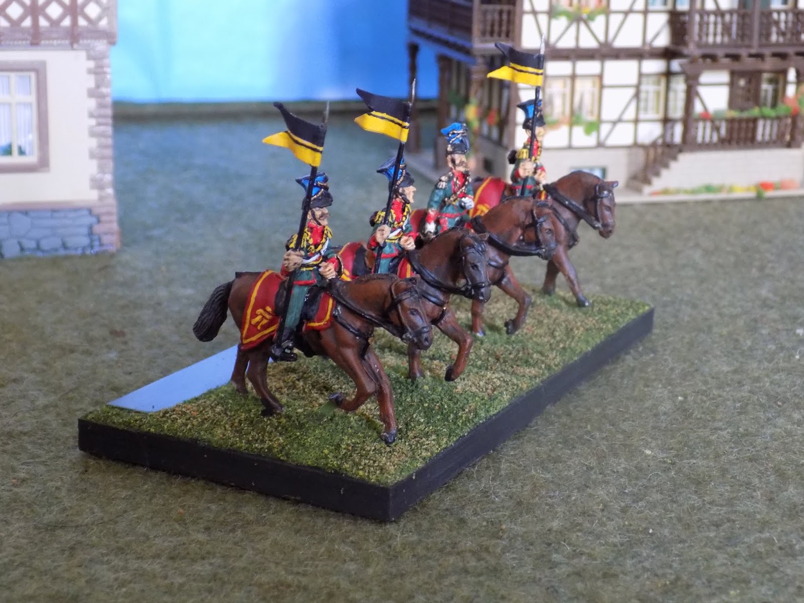 Ed M's Wargames Meanderings : 1866 AUSTRIAN UHLANS