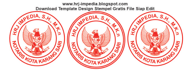 Contoh Stempel Notaris Cdr || Stempel Notaris PNG || Contoh Stempel ...
