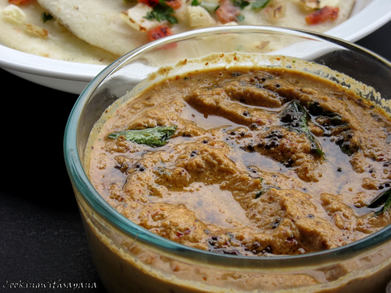 Roasted Chana Dal Chutney - Cooking With Sapana