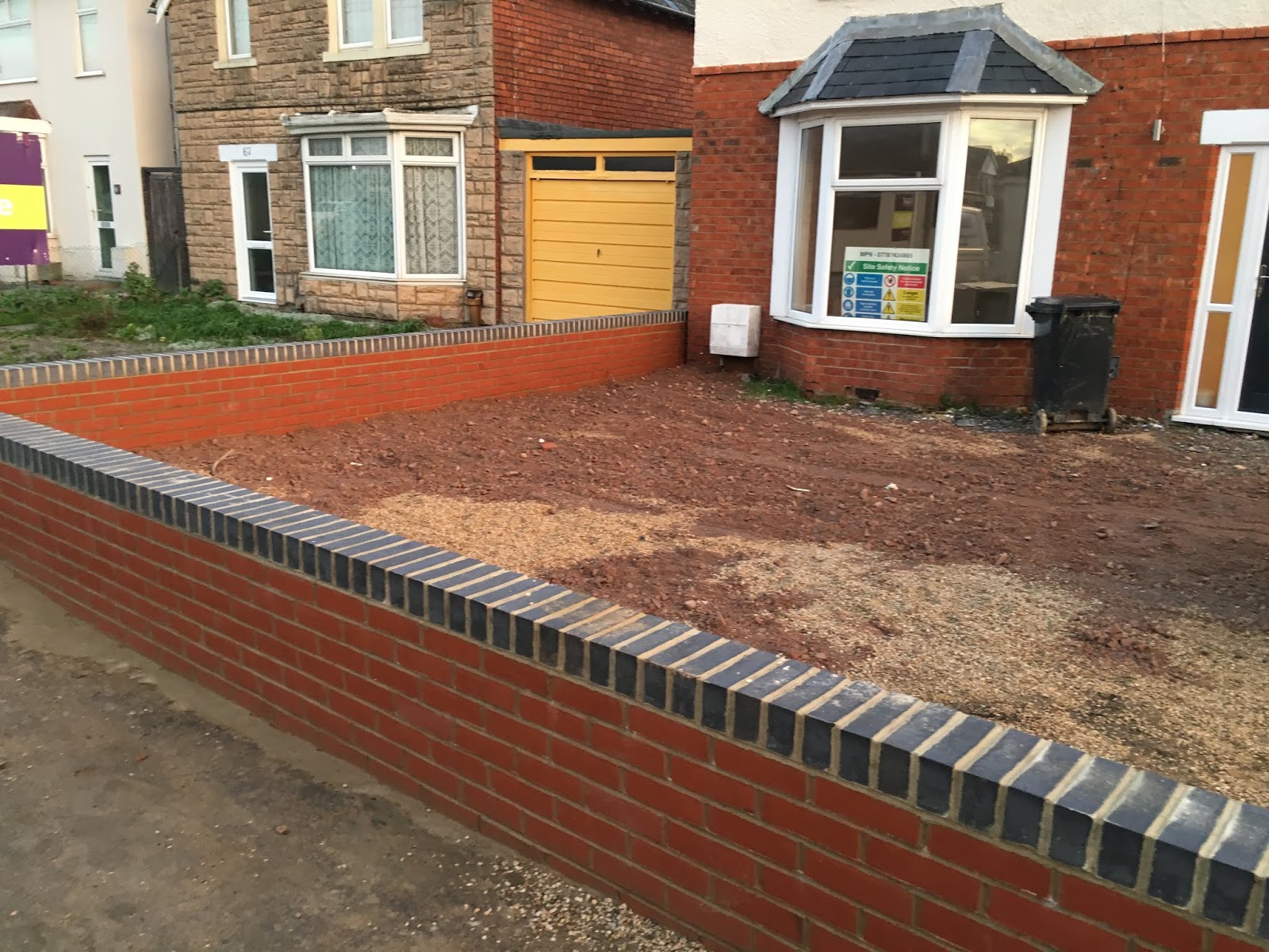 MPN Plumbing and Heating Services Limited : Front drive wall and rear ...