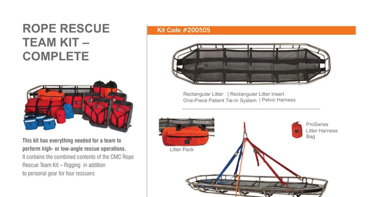 Rope rescue kit