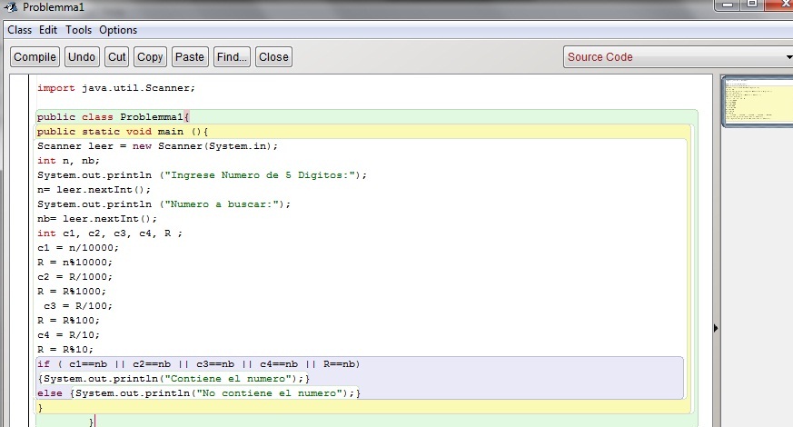 Mis Competencias: Programacion en Java(bluej) Uso del if-else