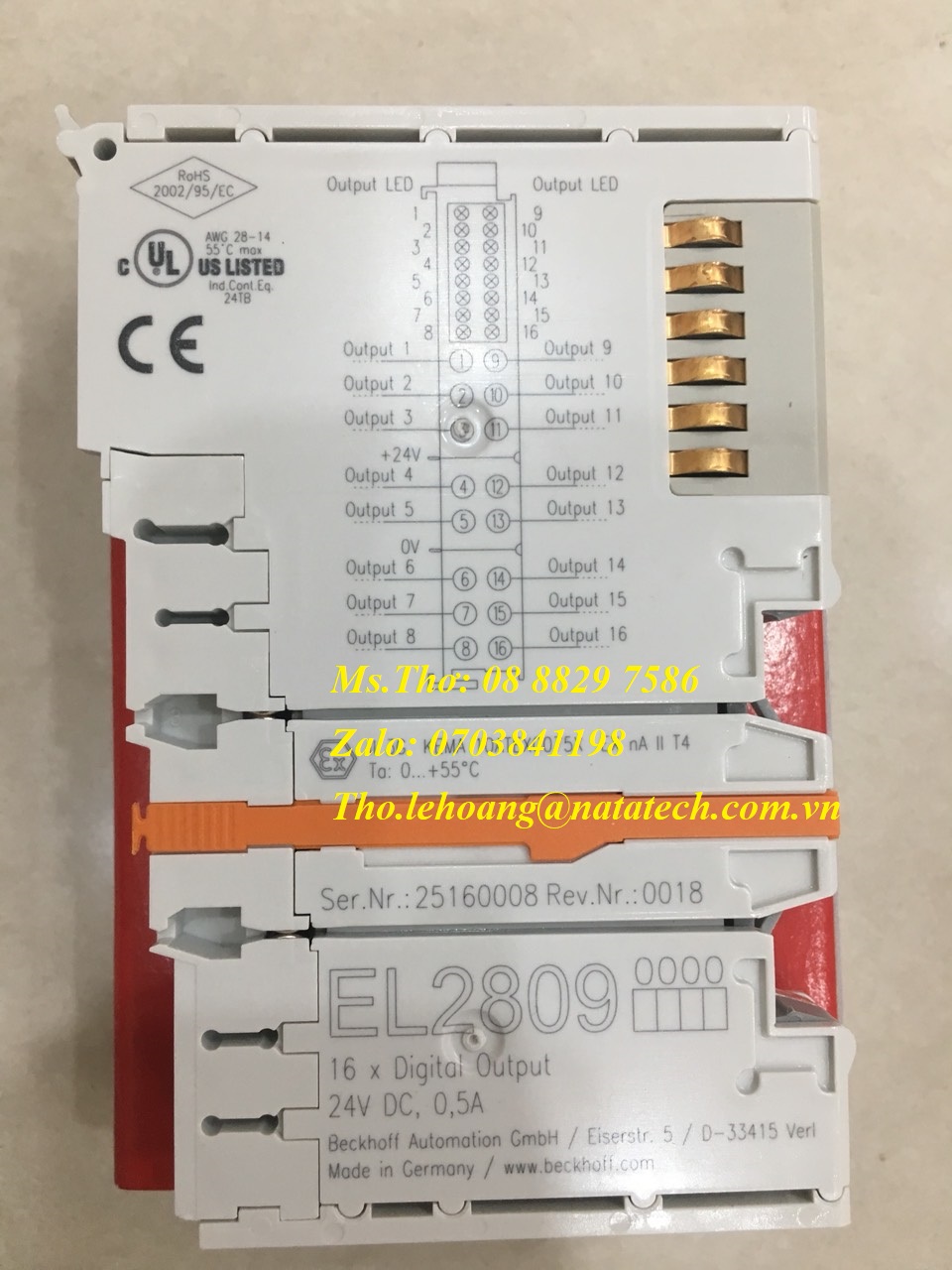 Khối mở rộng Beckhoff EL2809