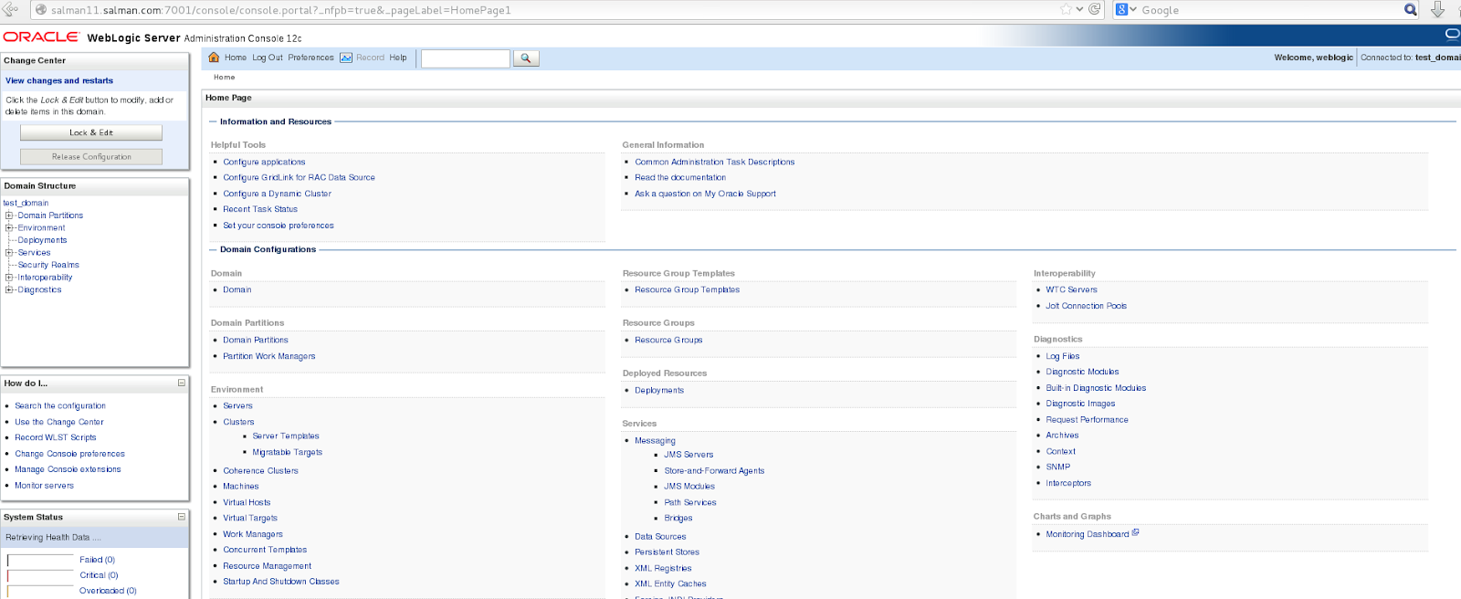 Creating Weblogic Domain For Weblogic Server Oraclenext Solution To Your Oracle Problems
