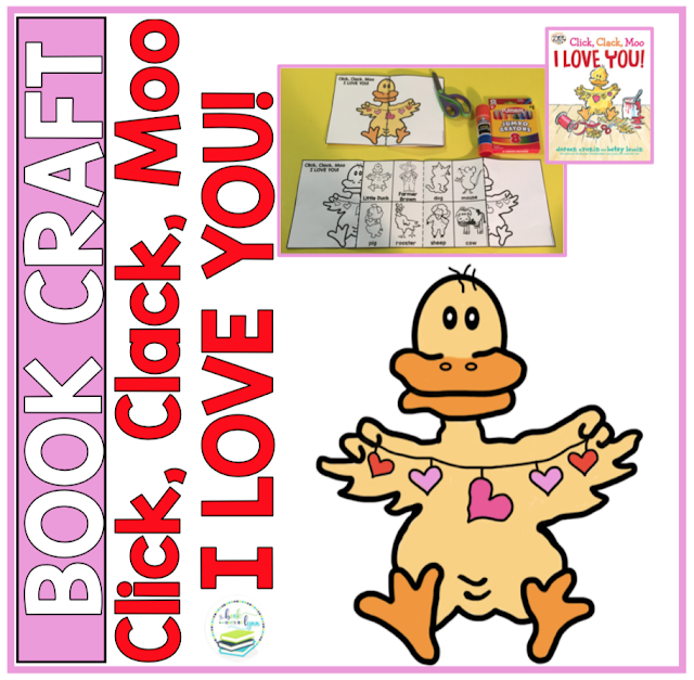 CLICK, CLACK, MOO I LOVE YOU! BOOK CRAFT ~ Book Units by Lynn