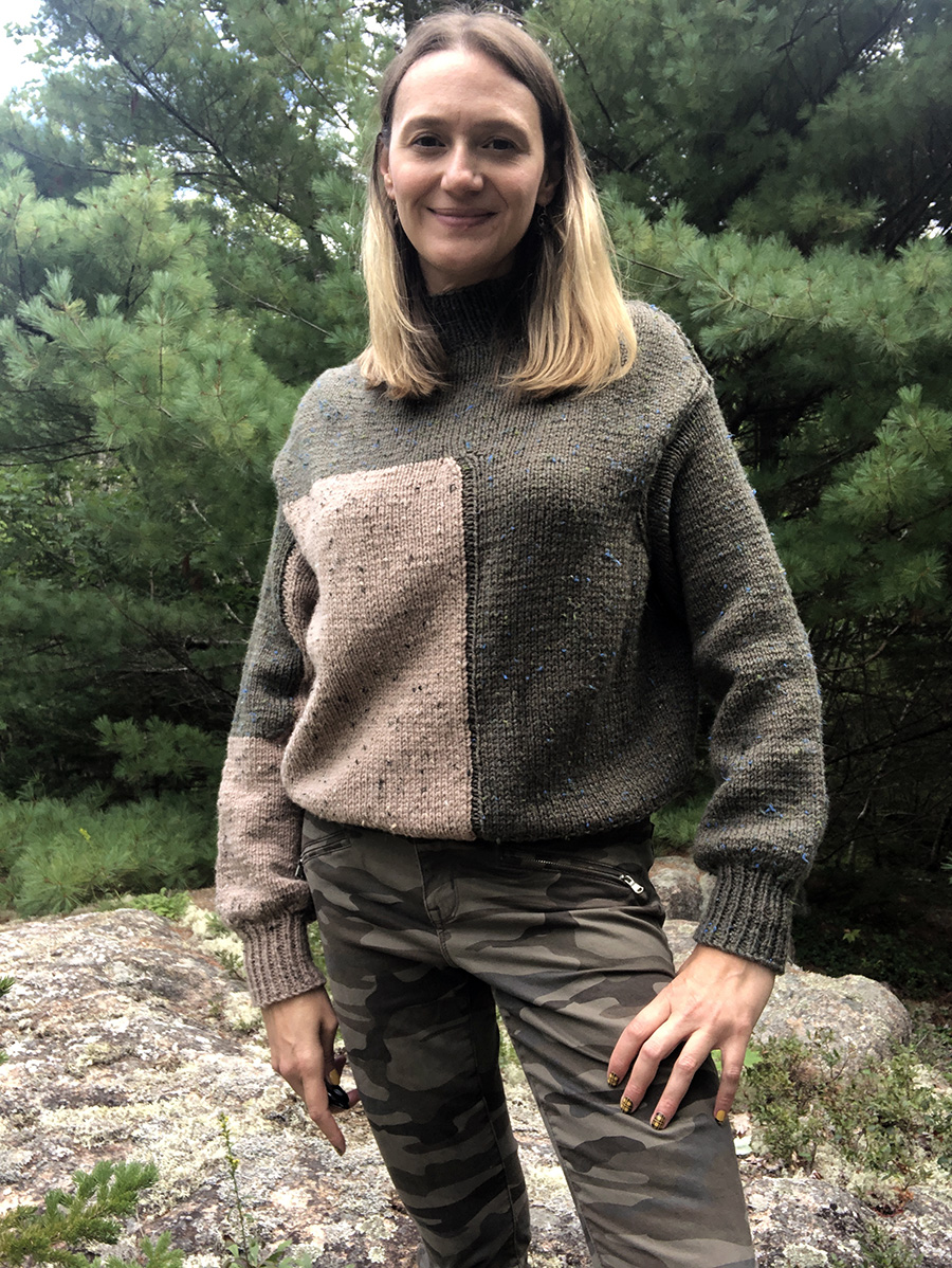 Abstract Composition from Vogue Knitting: More than Meets the Eye!