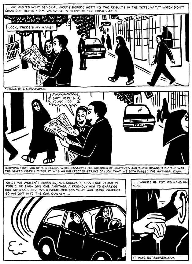 Read Persepolis 2, Section 13: The Exam, Page 128