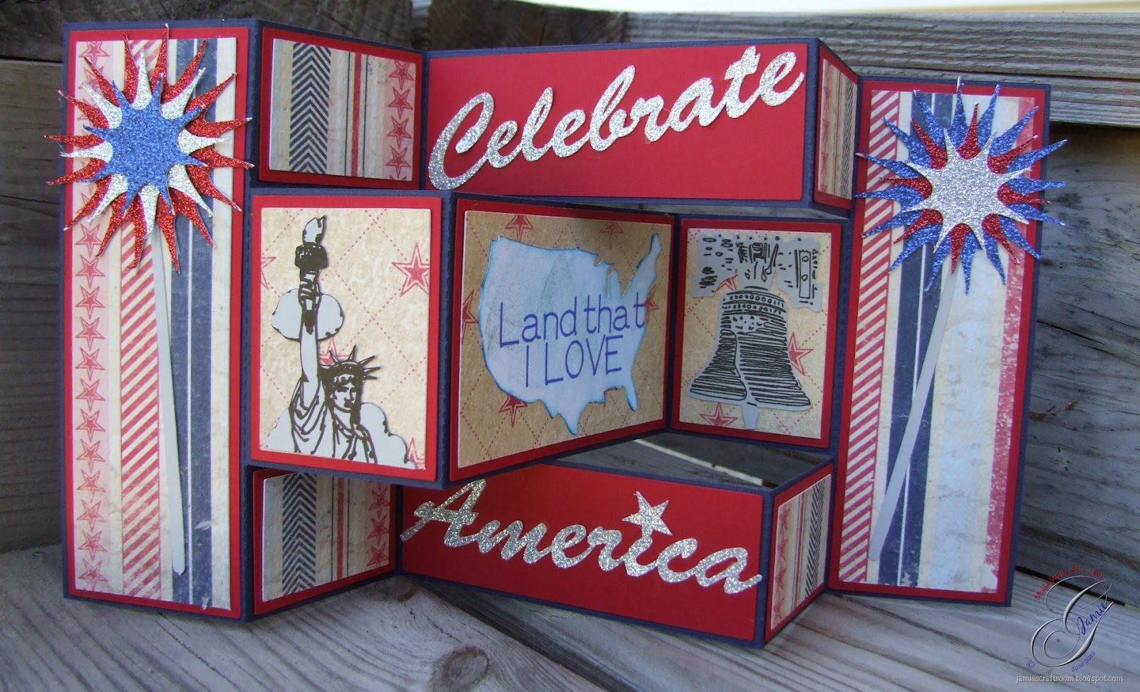 Jamie's Craft Room: Celebrate America Card